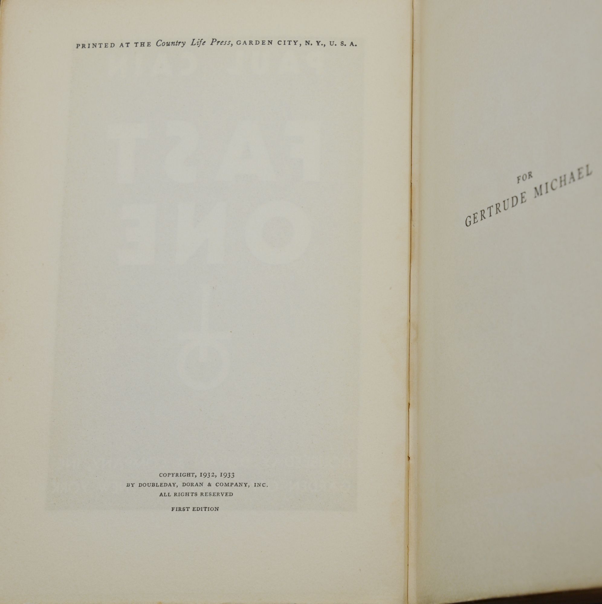 Fast One | Paul Cain | First edition
